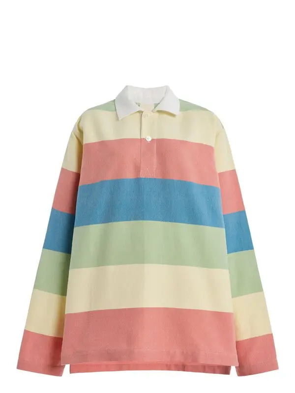 MARRAKSHI LIFE Cotton Rugby Shirt - Multi