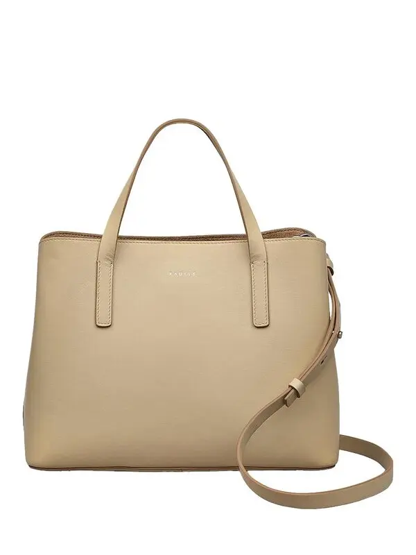 RADLEY Dukes Place Zip-top Satchel Bag - Stone