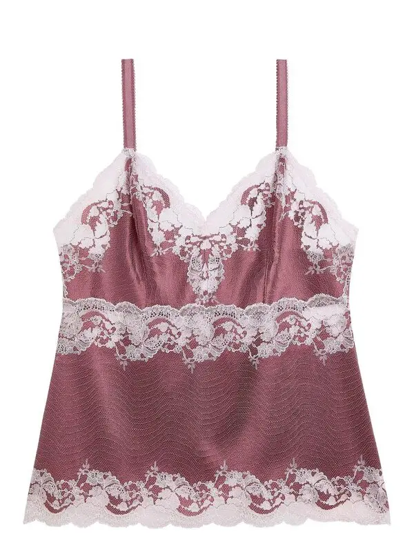 Wacoal Modern Affair Lace Camisole - Rose Brown/cradle Pink
