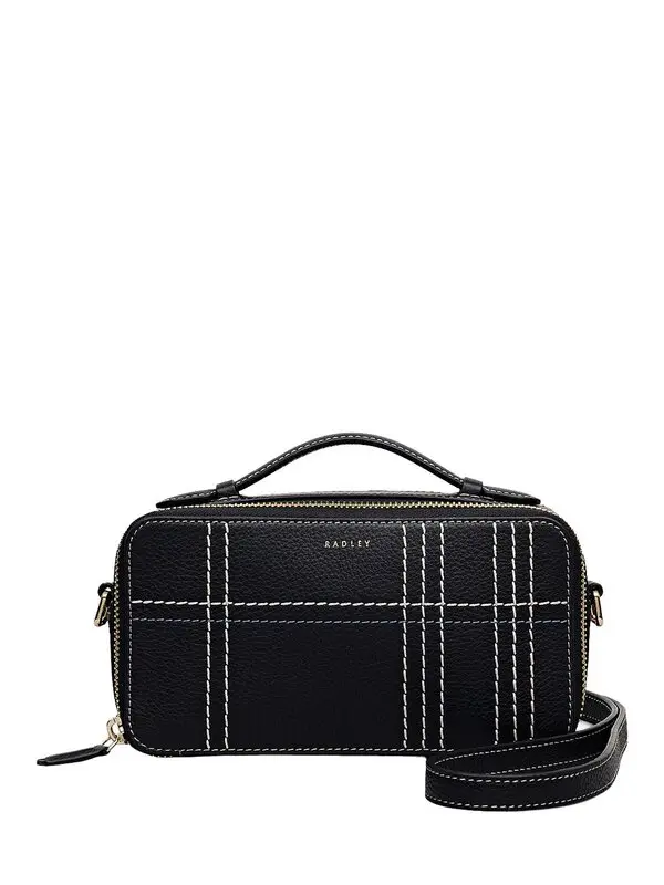 RADLEY Calvert Way Check Micro Phone Crossbody Bag - Black