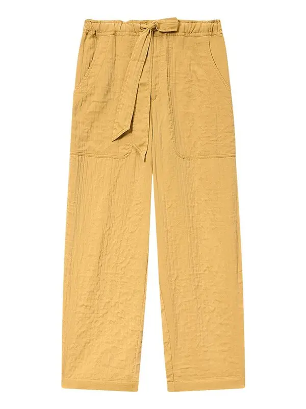 MARANT ETOILE Bilna Straight-cut Pants - Saffron