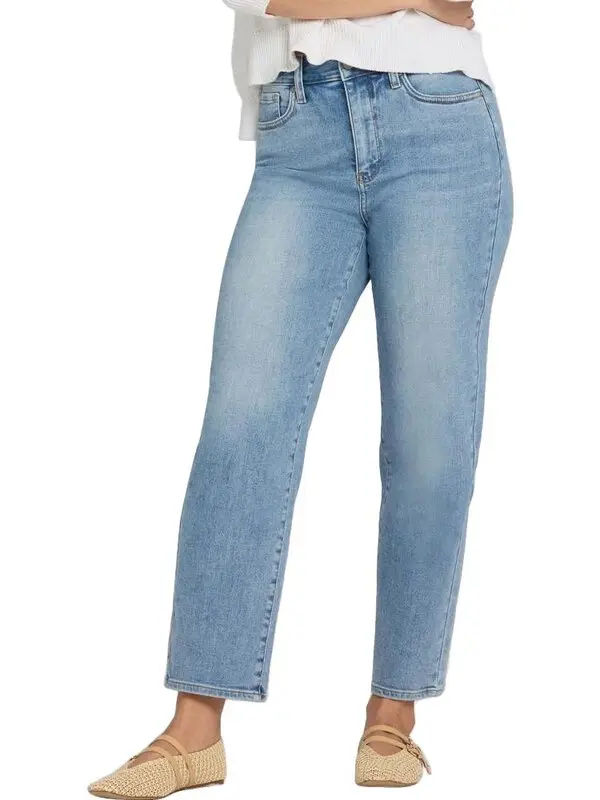 NYDJ Kasey Ankle Stovepipe Jeans - Mist Springs
