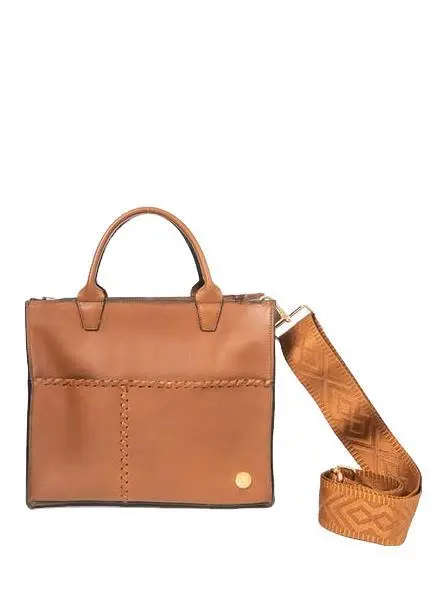 EVA INNOCENTI Sienna Mini Tote Bag - Medium Brown