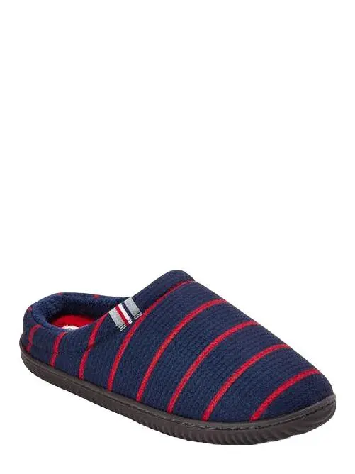DEARFOAMS Case Casual Clog Slipper - Navy Plaid