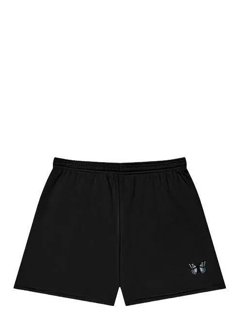 DALIX Butterfly Jogger Sweatshorts - Black