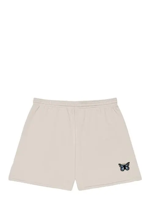 DALIX Butterfly Jogger Sweatshorts - Htr Dust