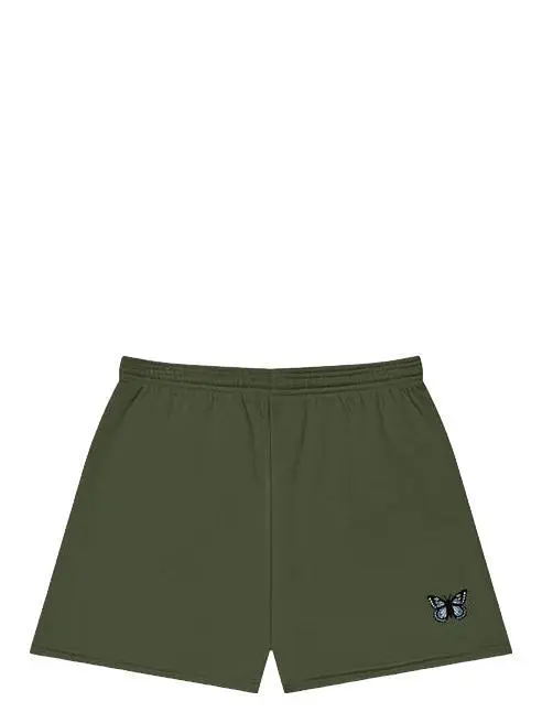 DALIX Butterfly Jogger Sweatshorts - Olive