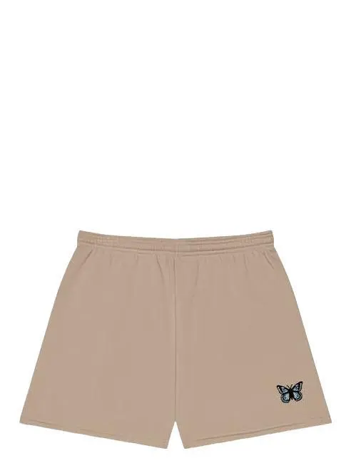 DALIX Butterfly Jogger Sweatshorts - Tan