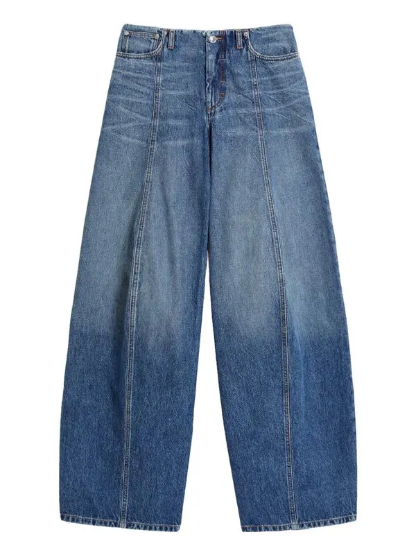 Max Mara Oversized Low-rise Jeans - Midnightblue