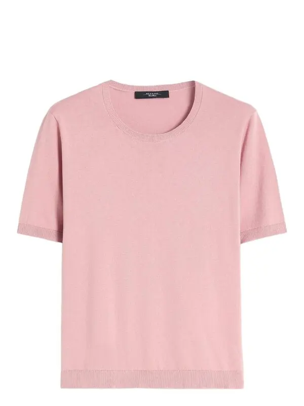 Max Mara Silk And Cotton Jumper - Pink
