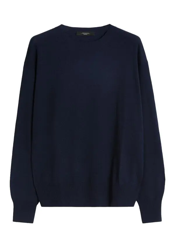 Max Mara Wool And Cashmere Sweater - Navy