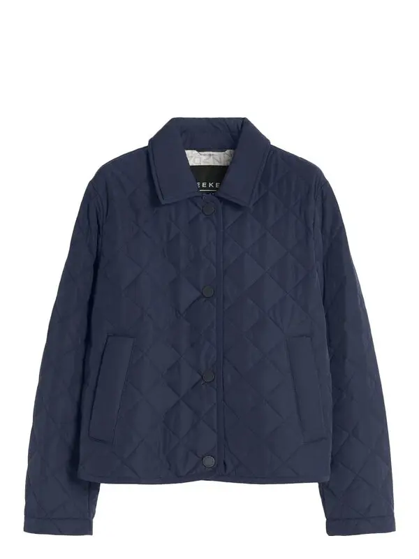 Max Mara Short Padded Jacket - Navy