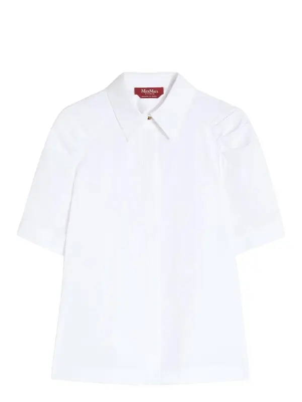 Max Mara Cotton Poplin Shirt - Optical White