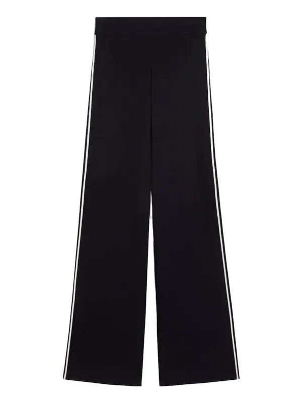 Max Mara Stretch Viscose Trousers - Navy