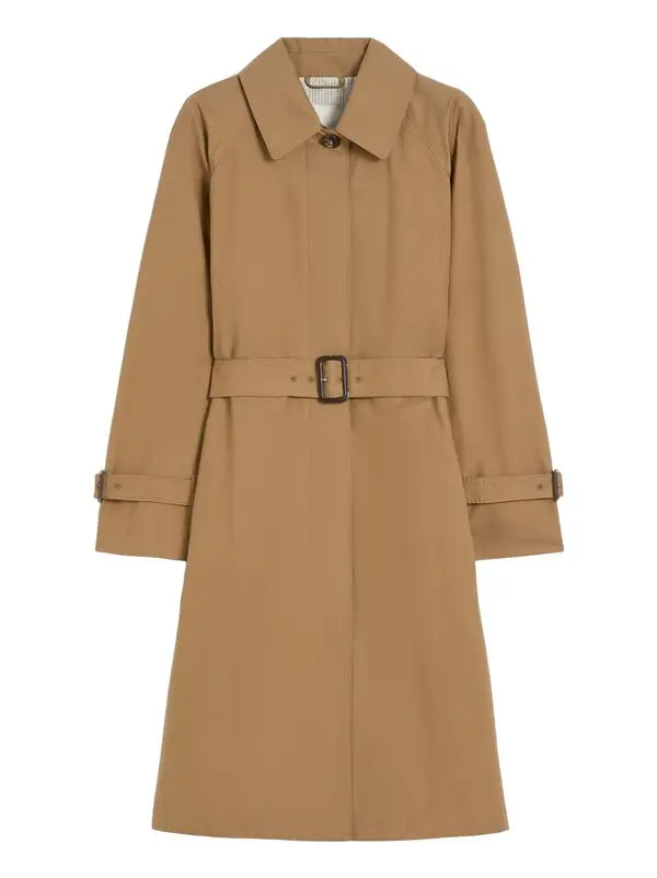 Max Mara Water-repellent Cotton-blend Trench Coat - Brown