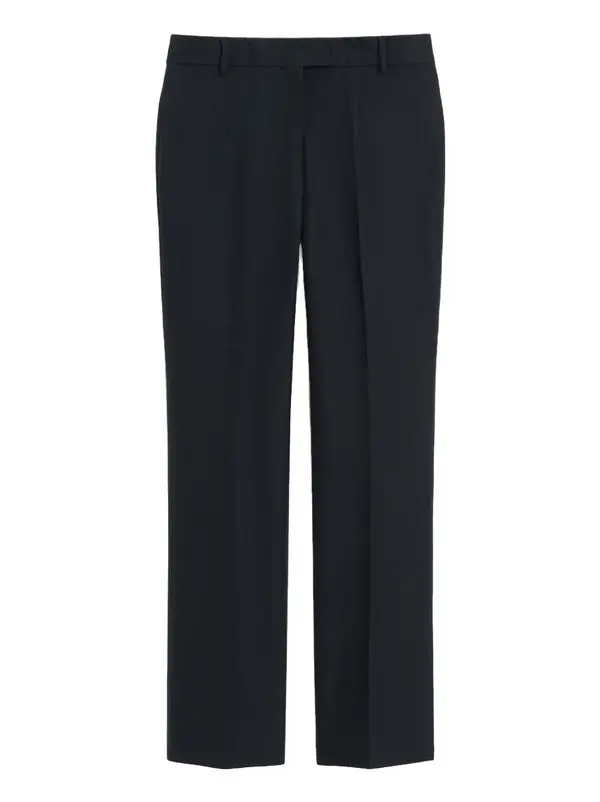 Max Mara Stretch Cotton And Viscose Trousers - Ultramarine