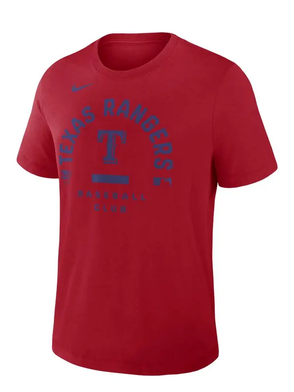 Nike Texas Rangers Authentic Collection Early Work Dri-fit Mlb T-shirt - Red