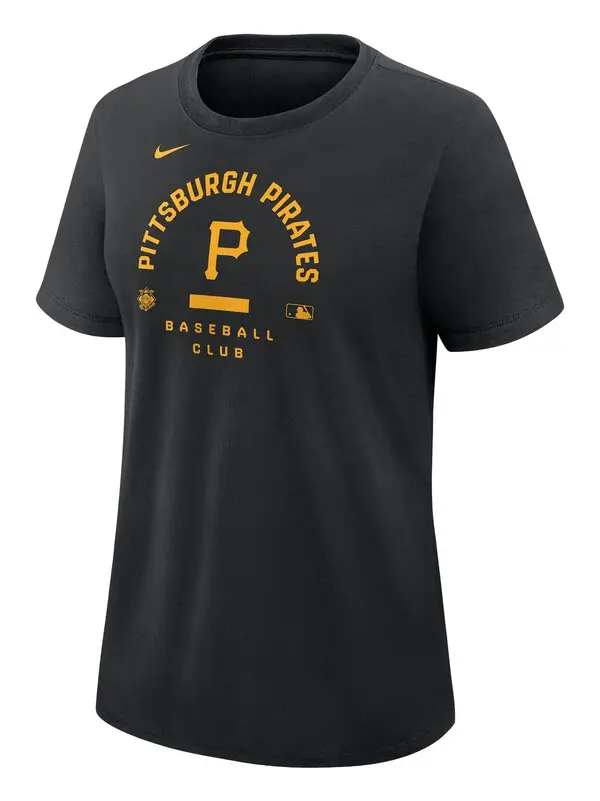 Nike Pittsburgh Pirates Authentic Collection Early Work Dri-fit Mlb T-shirt - Black