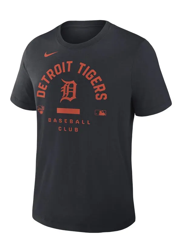 Nike Detroit Tigers Authentic Collection Early Work Dri-fit Mlb T-shirt - Blue