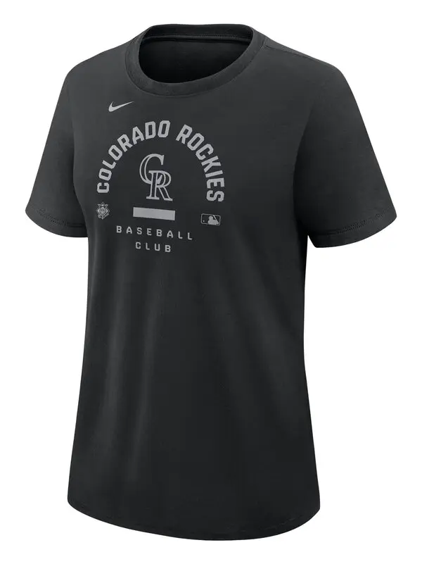 Nike Colorado Rockies Authentic Collection Early Work Mlb T-shirt - Black
