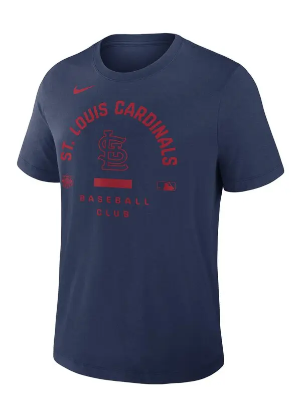 Nike St. Louis Cardinals Authentic Collection Early Work Dri-fit Mlb T-shirt - Blue