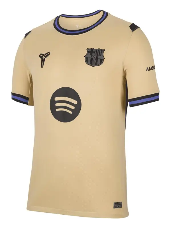 Nike Gavi Barcelona 2025/26 Stadium Away Dri-fit Soccer Jersey - Yellow