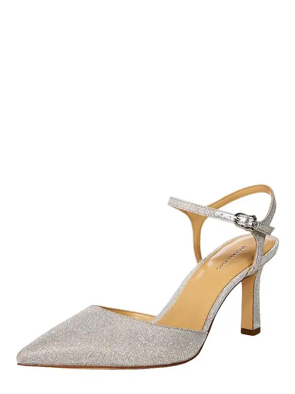 Michael Kors Amara Mid Heel Pumps - Silver