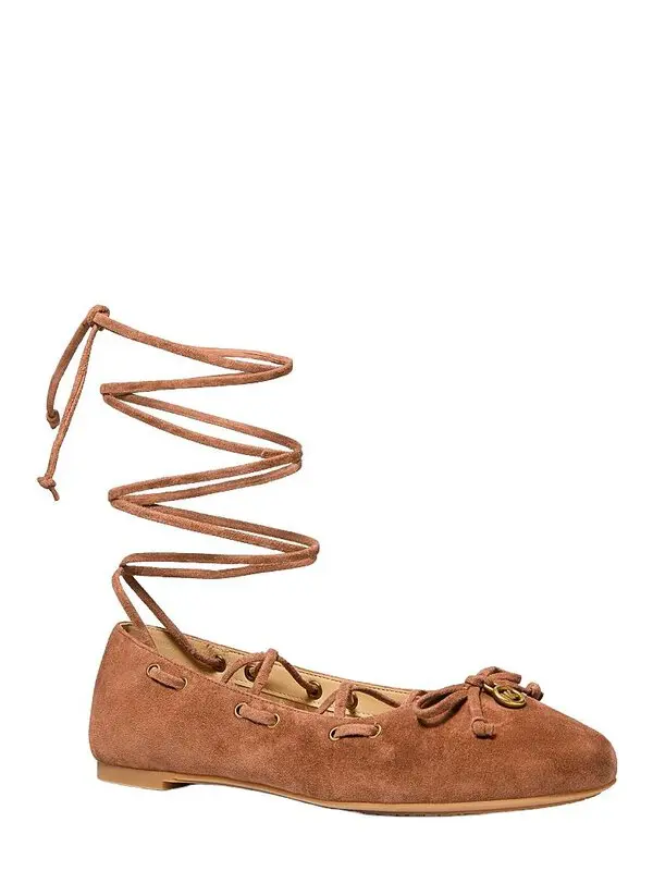 Michael Kors Shae Flex Ballet Flats - Luggage