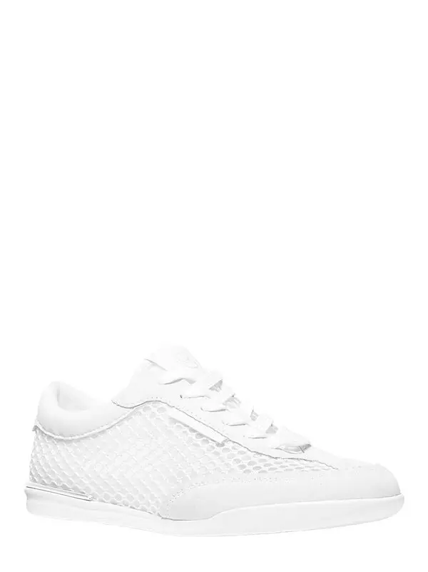 Michael Kors Lace Up Sneakers - Optic White