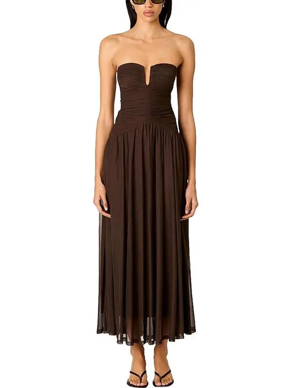 NIA Beverly Dress - Espresso