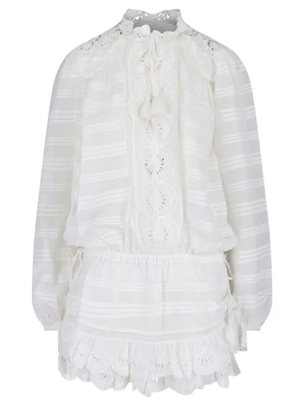 Isabel Marant Preya Mini Dress - White
