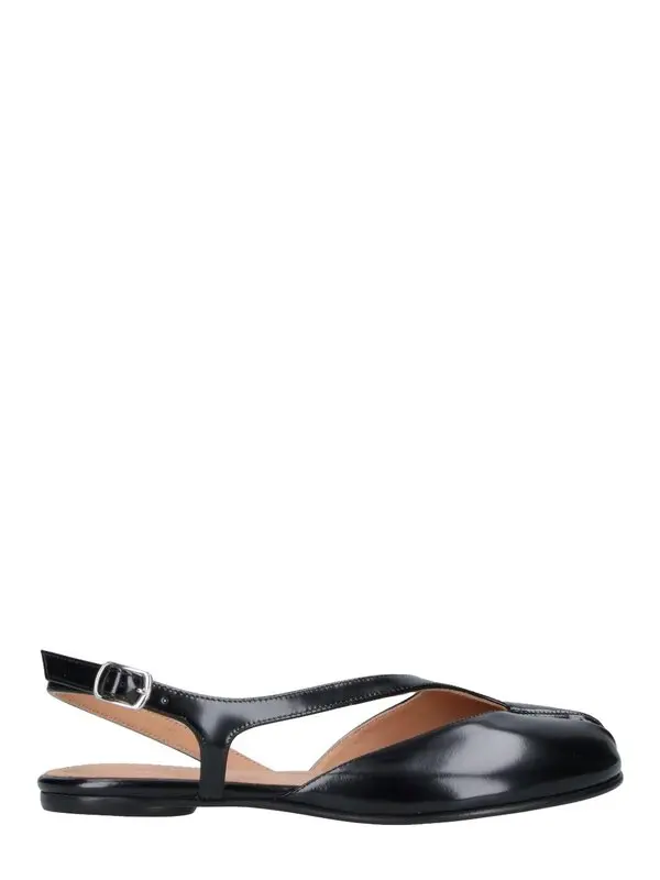 MAISON MARGIELA Tabi Slingback Ballet Flats - Black