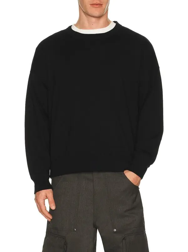 Visvim Jumbo Sb Long Sleeve Sweatshirt - Black
