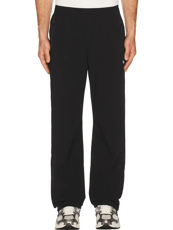 247 BY REPRESENT Team Straight Leg Track Pant In Black - Jet Black