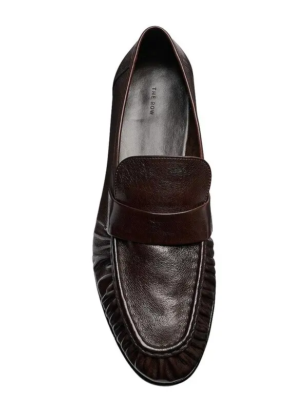 THE ROW Soft Loafer - Deep Brown