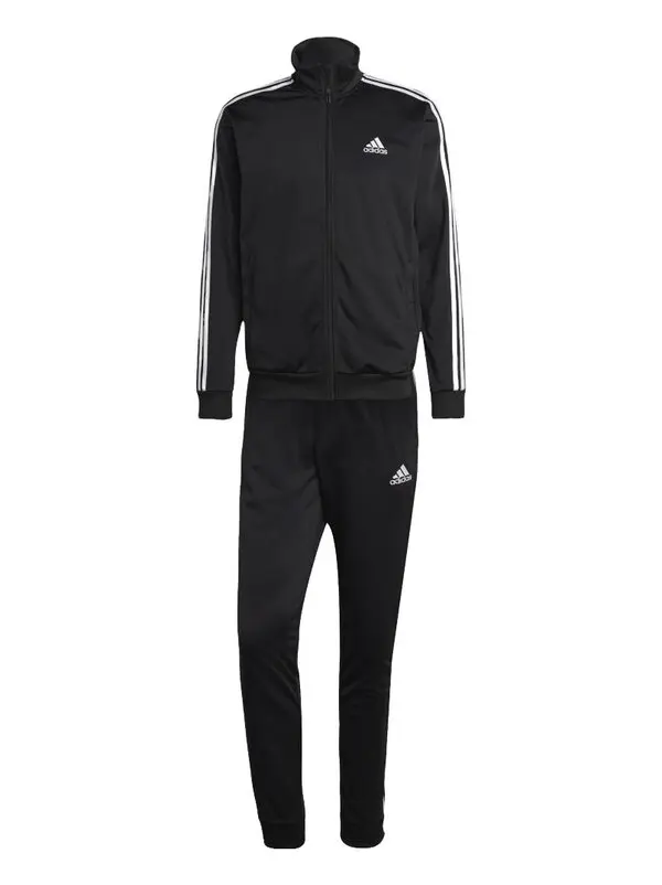 Adidas Sportswear Basic 3-stripes Tricot Track Suit Set - Black