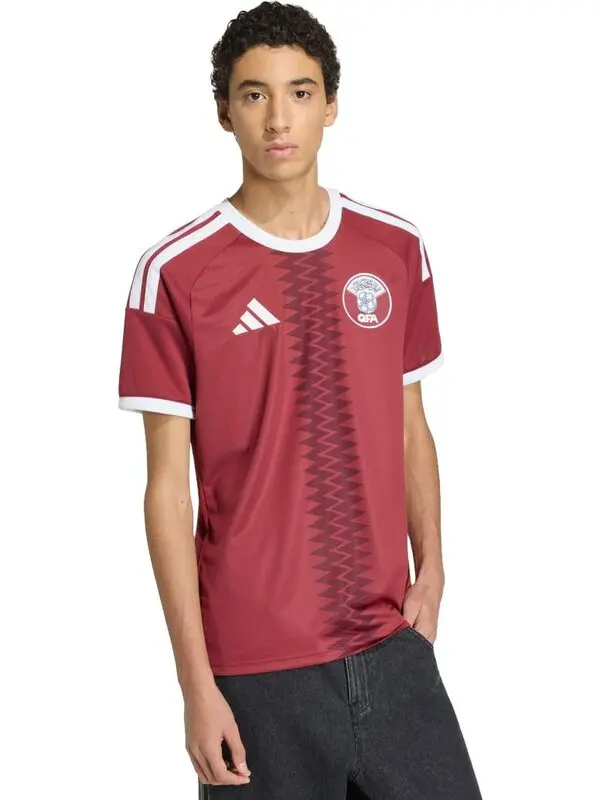 Adidas Qatar 26 Home Jersey - Noble Maroon