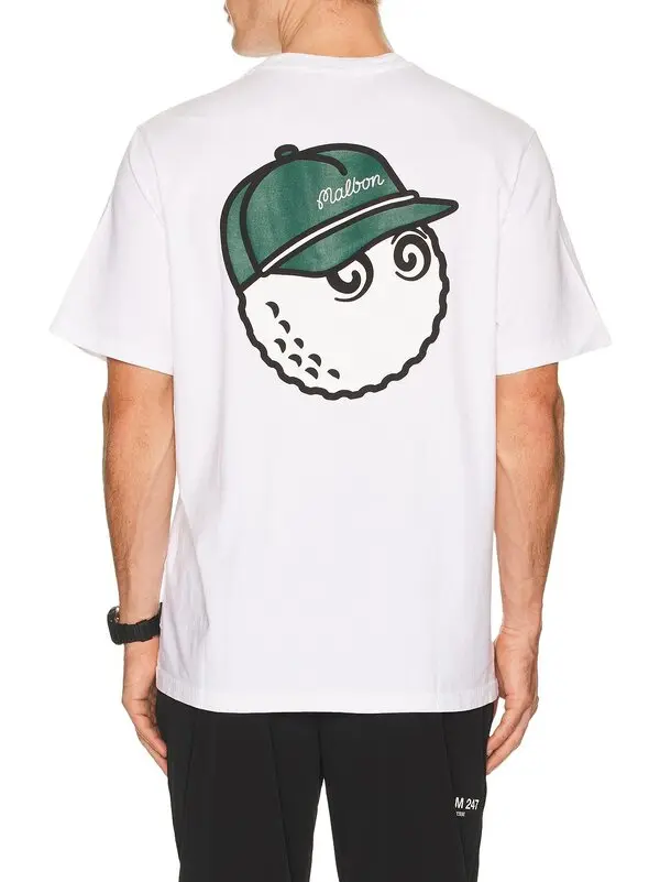 MALBON Bermuda Baldwin Tee - White