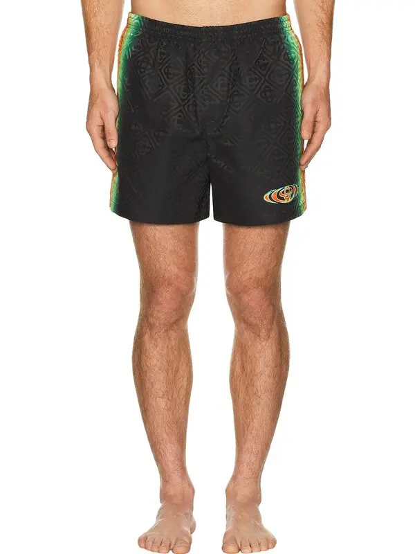 Casablanca Monogram Swim Shorts - Melting Heatmap