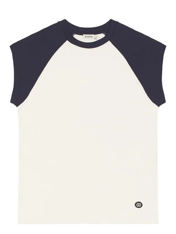 Simkhai Rueben Tee In Ivory - Ivory Multi
