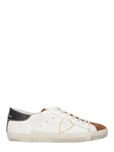 Philippe Model Low-top Leather Sneakers - Beige