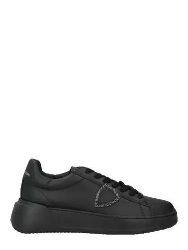 Philippe Model Tres Temple Leather Sneakers - Black