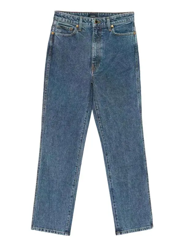Khaite Abigail Straight-leg Jeans - Blue