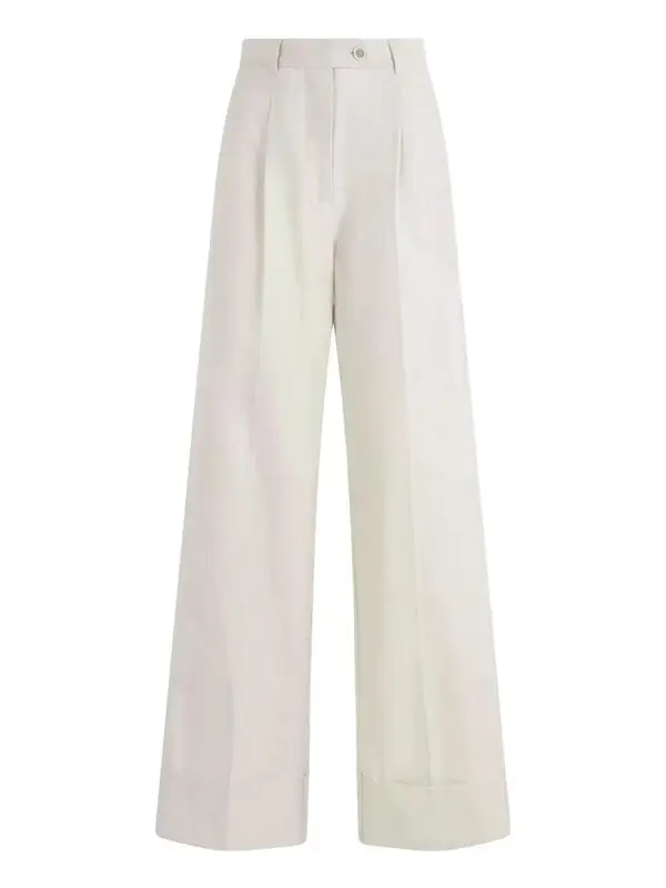 Bally Wide-leg Trousers - White
