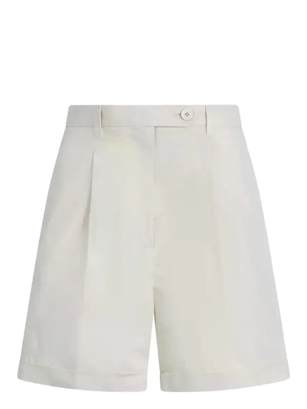 Bally Cotton Cuffed Tennis Shorts - Neutrals