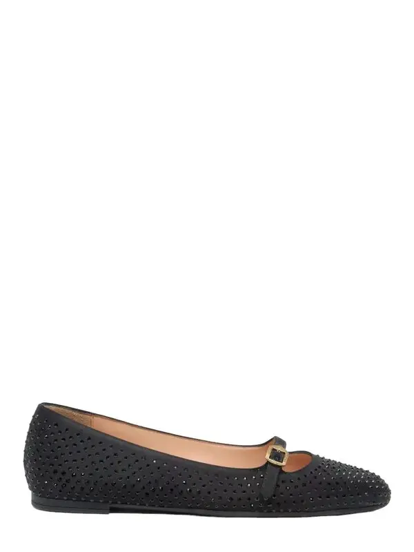 Bally Buckle-detail Ballerina Flats - Black