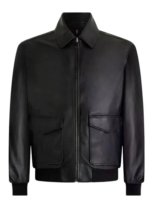 Bally Reversible Leather Jacket - Black