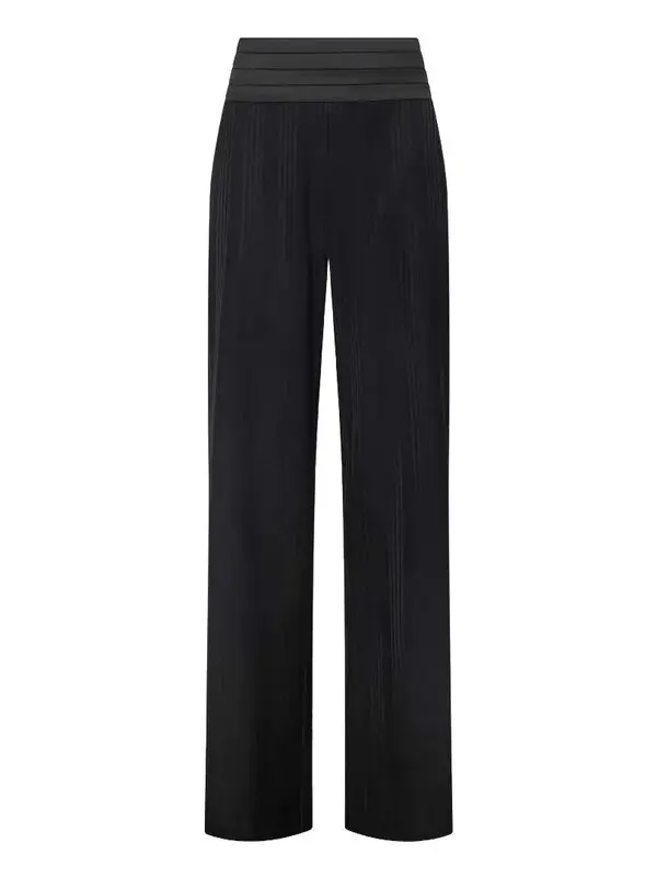 L'Agence Minerva Cummerbund Trousers - Black