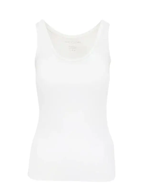 Majestic Filatures Ribbed Tank Top - White