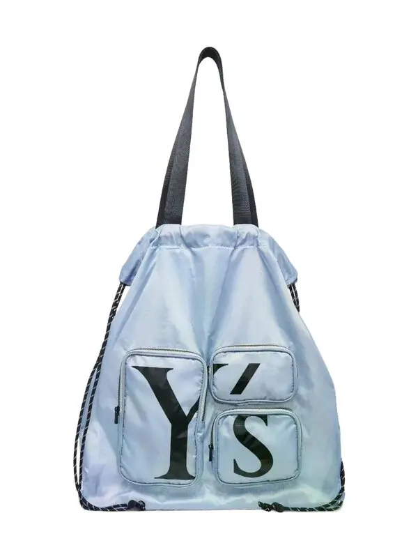 Y’s Multi-pocket Tote Bag - Blue